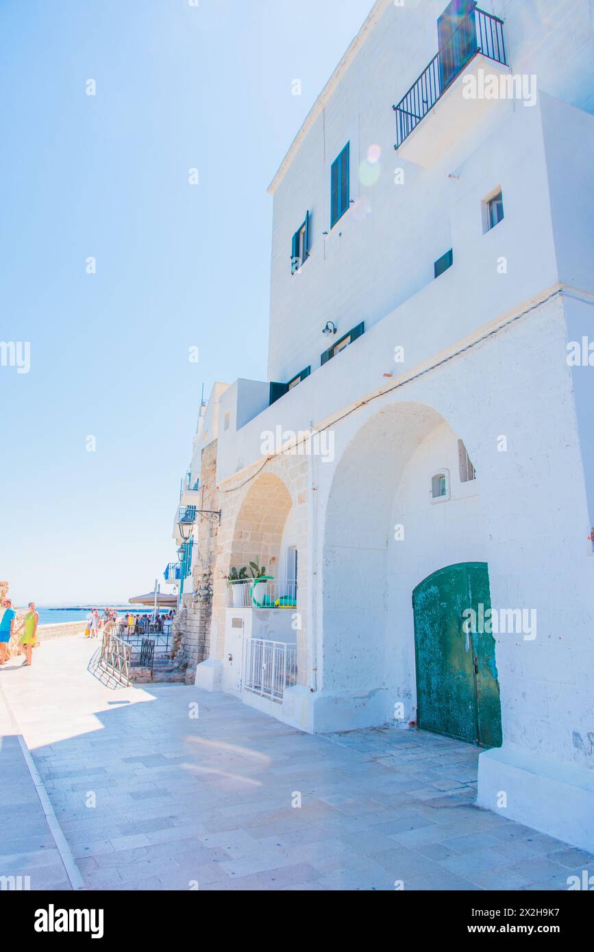 Scenic sight in Monopoli, Bari Province, Puglia (Apulia), southern ...