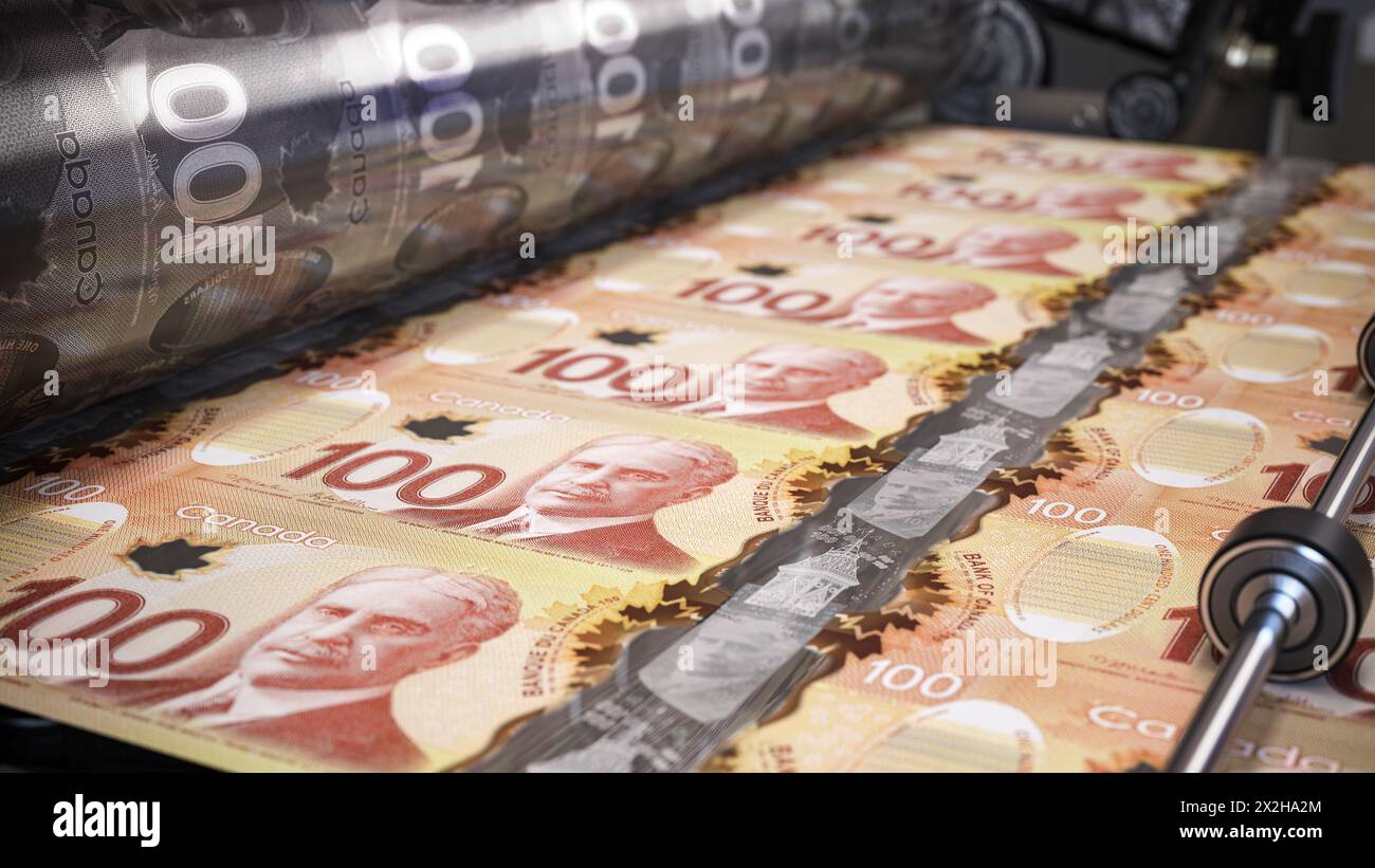 Money printing machine hi-res stock photography and images - Alamy