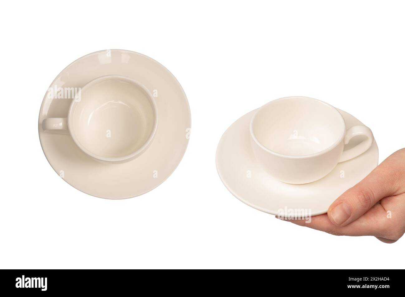 Simple white cup on hi-res stock photography and images - Alamy