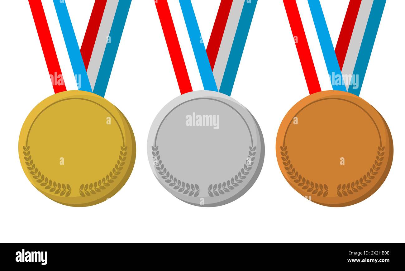 World championship gold medals Stock Vector Images - Alamy