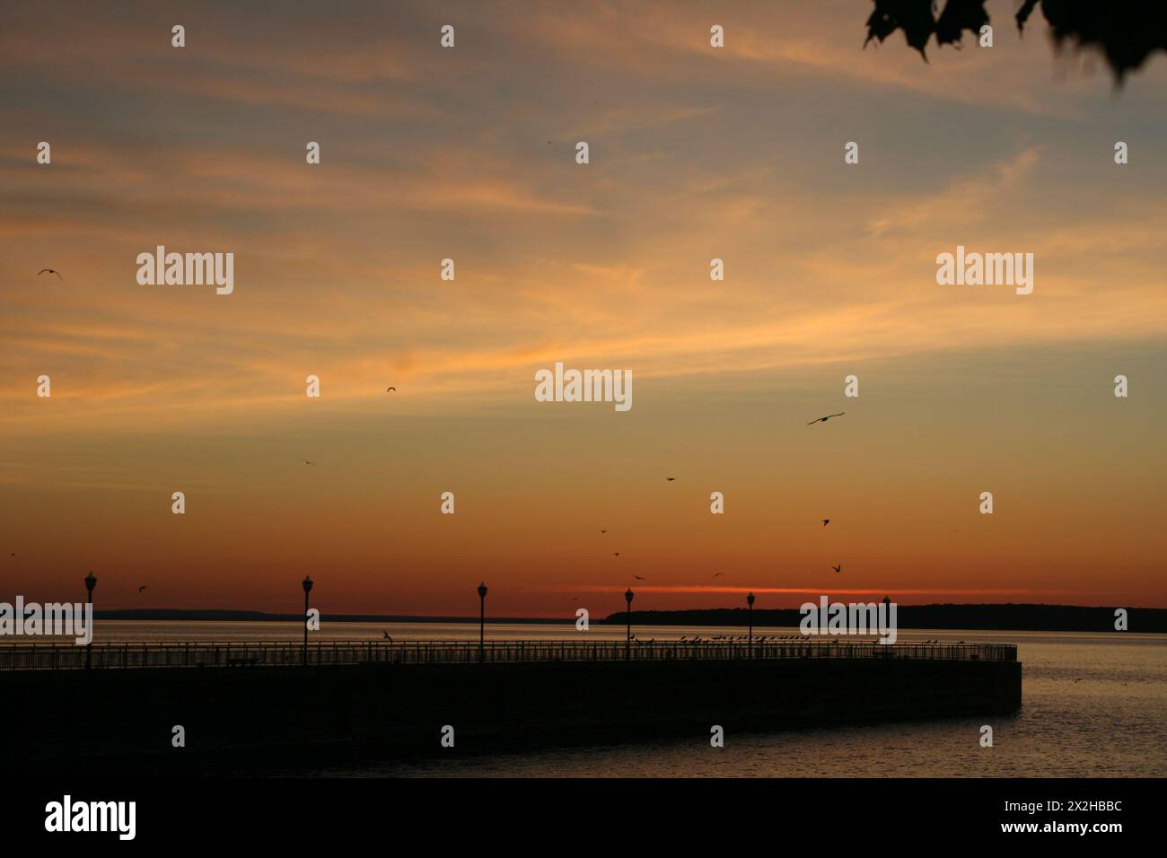 Beautiful morning sunrise over calm hi-res stock photography and images ...