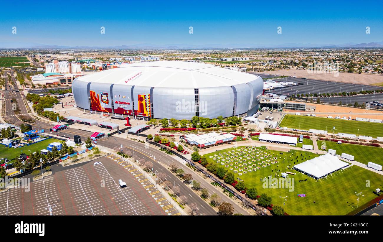 Glendale, AZ - April 7, 2024: State Farm Stadium is a multi-purpose ...