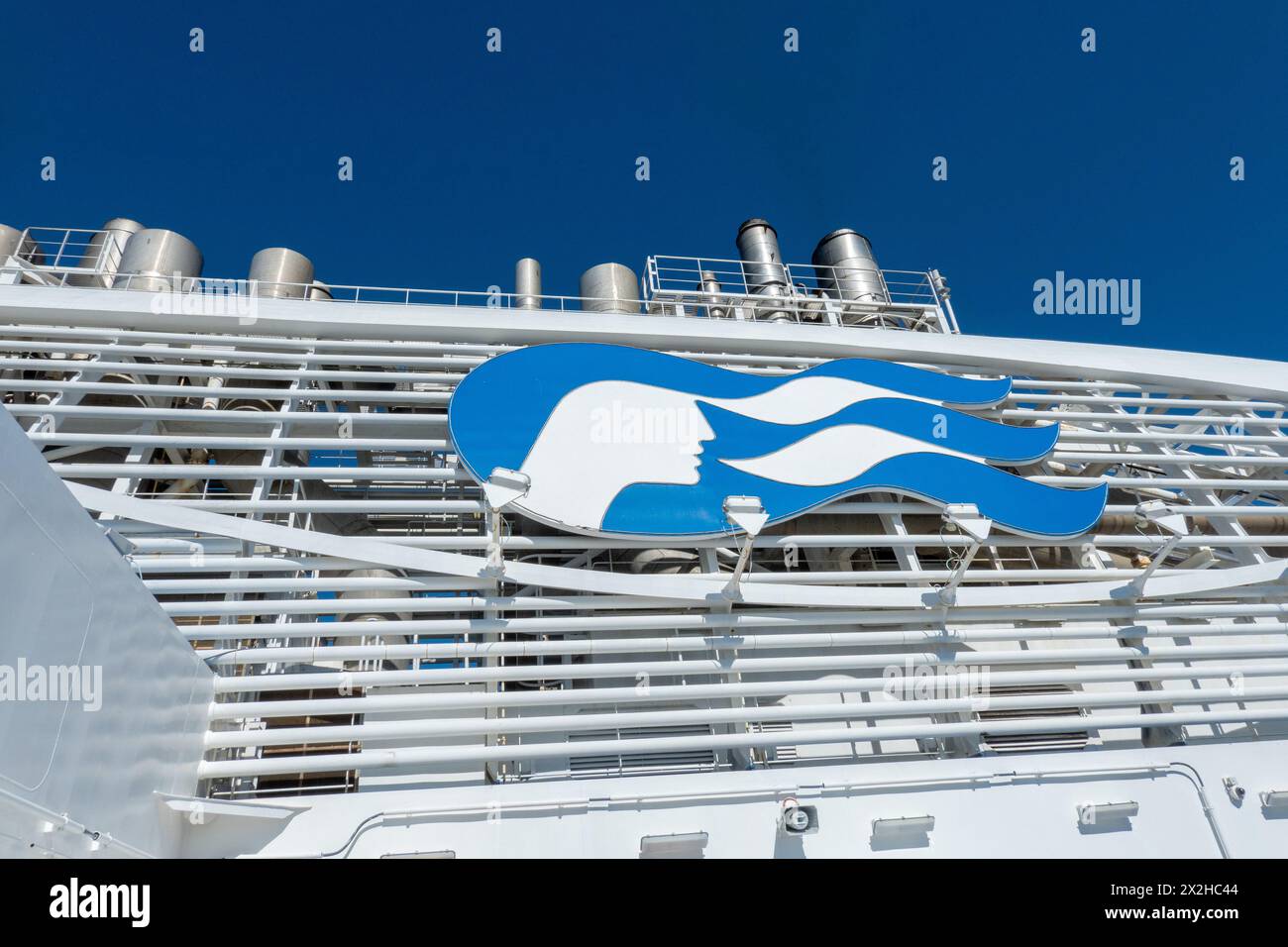 The princess cruise line logo hi-res stock photography and images - Alamy