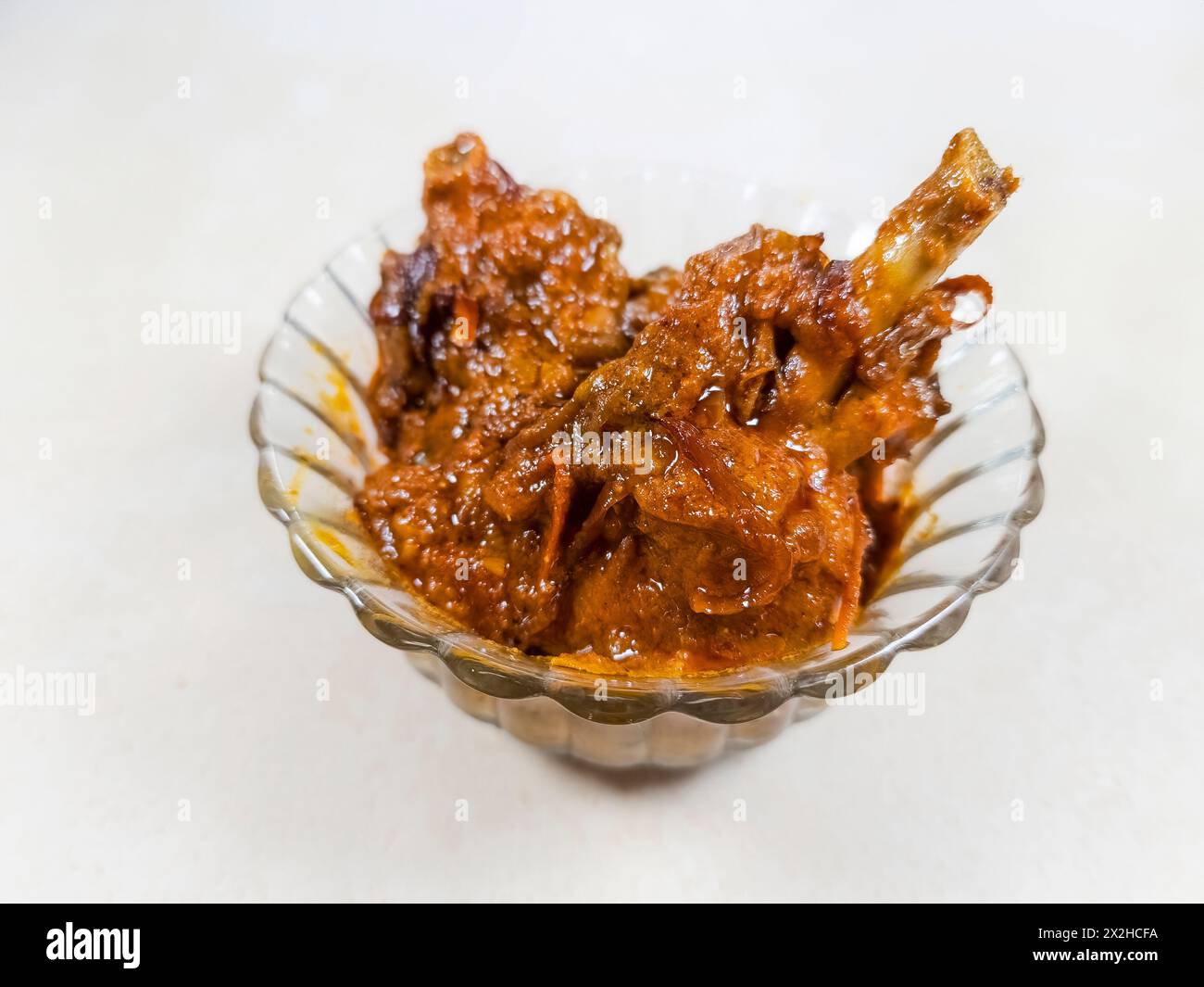 Spicy Indian Chicken Manchurian cuisine served as side dish with ...