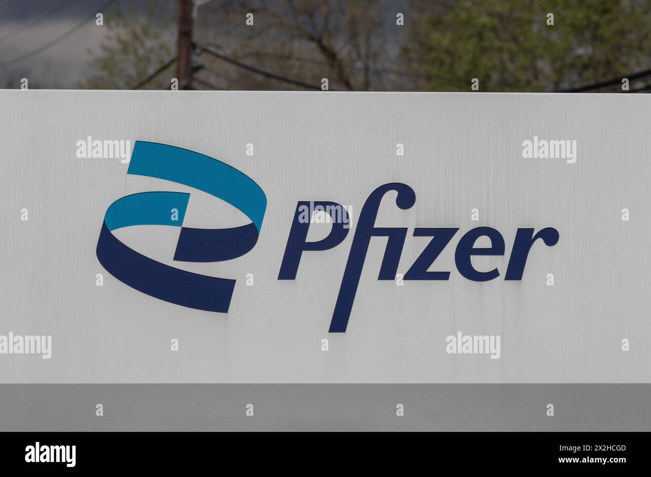 Franklin - April 21, 2024: Pfizer site manufacturing heparin active ...