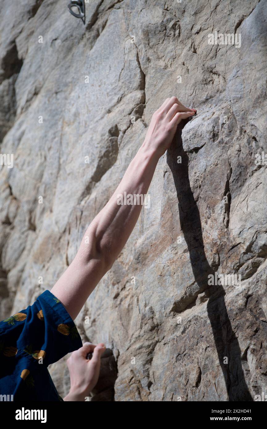 Gripping the edge hi-res stock photography and images - Alamy