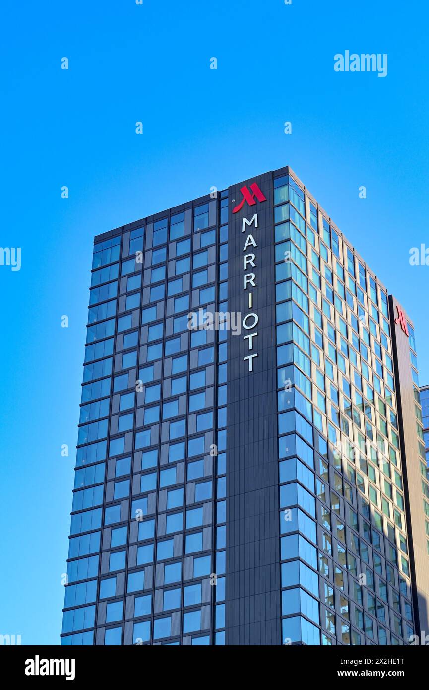 Austin, Texas, USA - 8 February 2023: Front exterior view of the ...