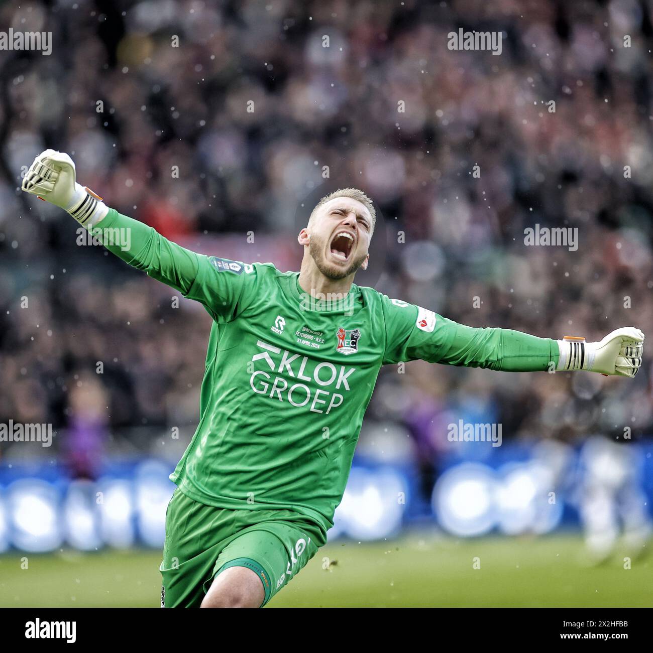 Rotterdam, Netherlands. 21st Apr, 2024. ROTTERDAM, Stadium de Kuip, 21 ...
