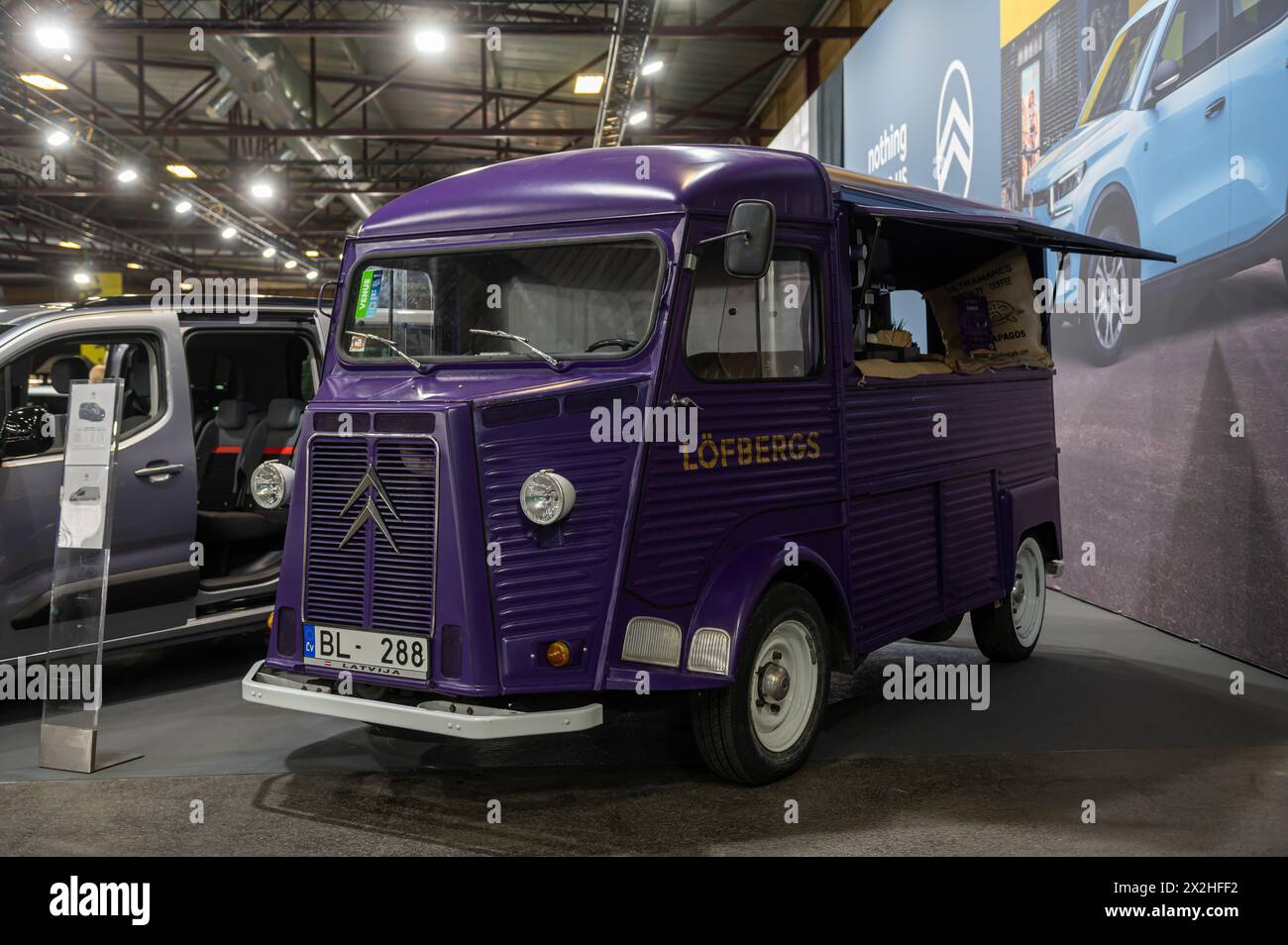 Riga, Latvia, April 19, 2024: Citroen H Van, light truck or delivery ...