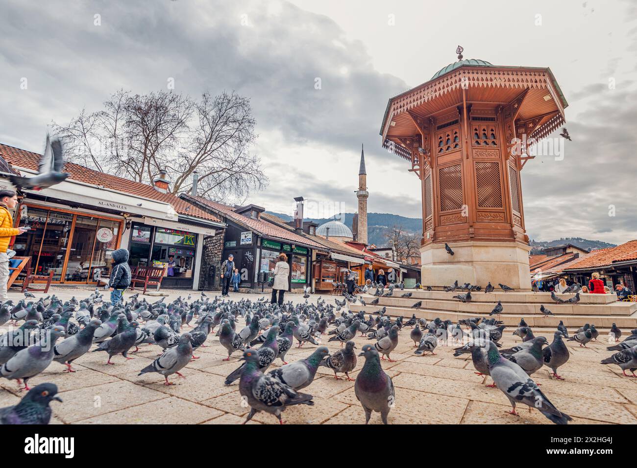 15 March 2024, Sarajevo, Bosnia and Herzegovina: Sarajevo's lively ...