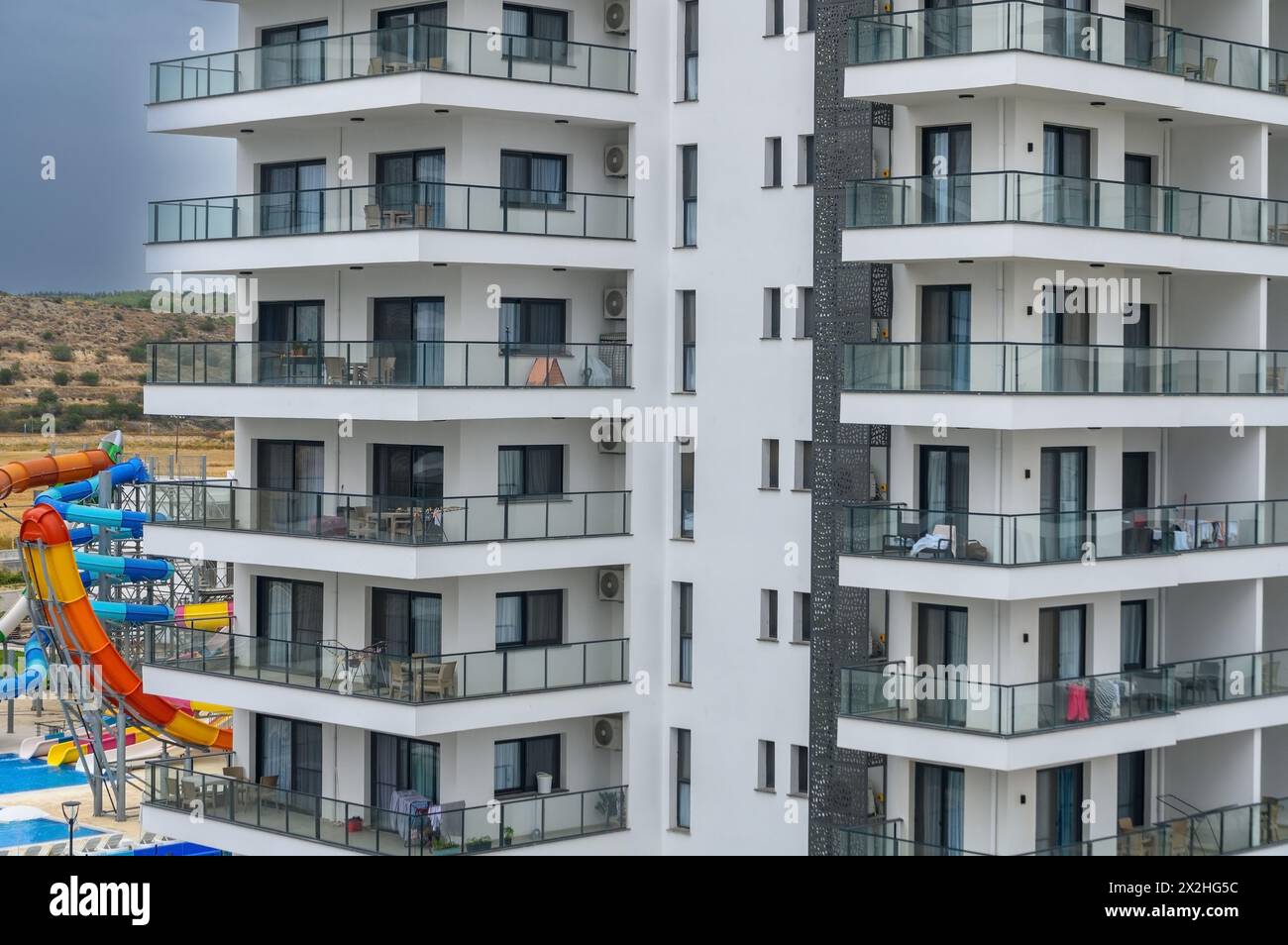 residential complex with high-rise buildings in Northern Cyprus 4 Stock ...