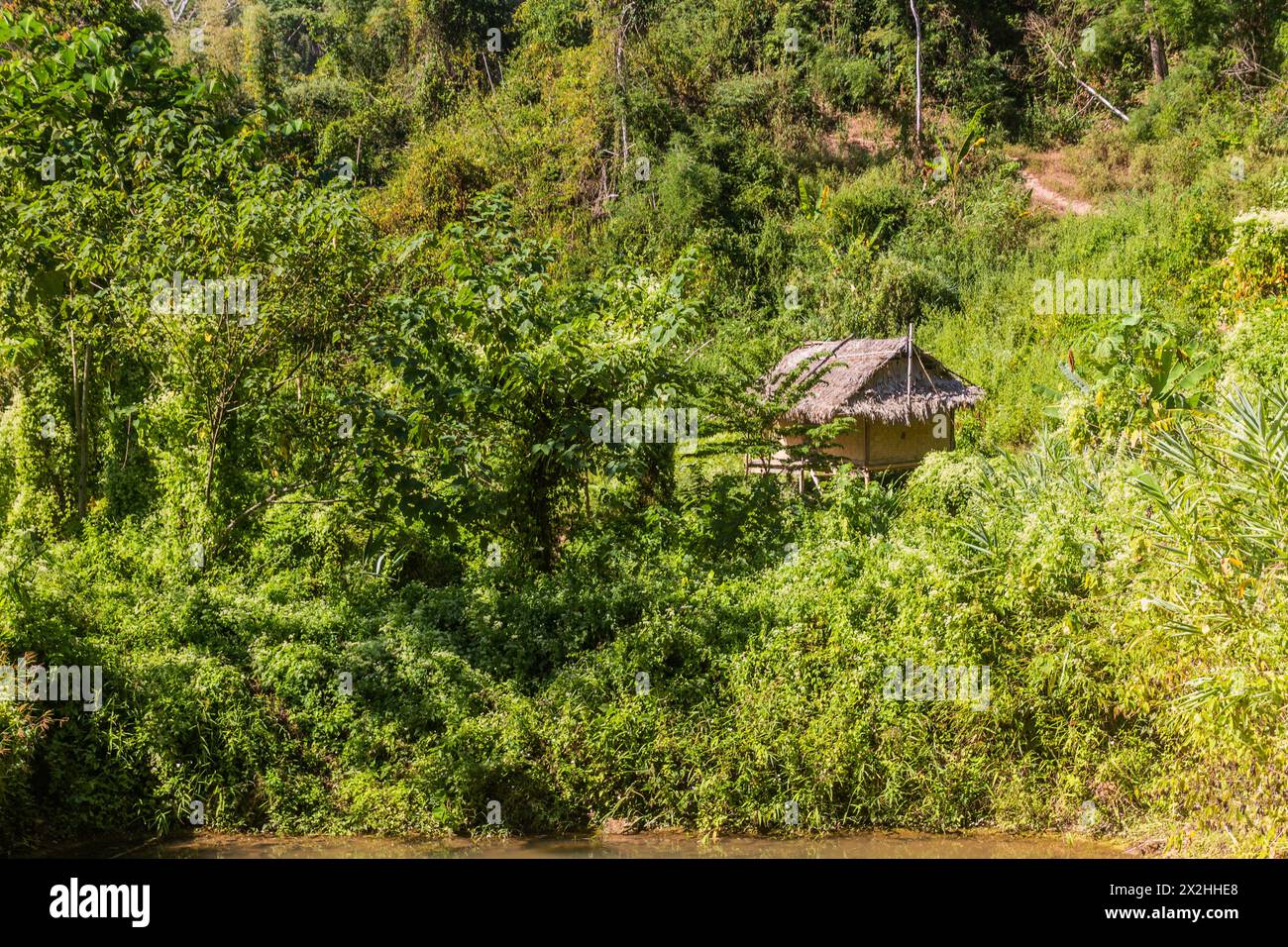 Rural house near Luang Namtha town, Laos Stock Photo - Alamy