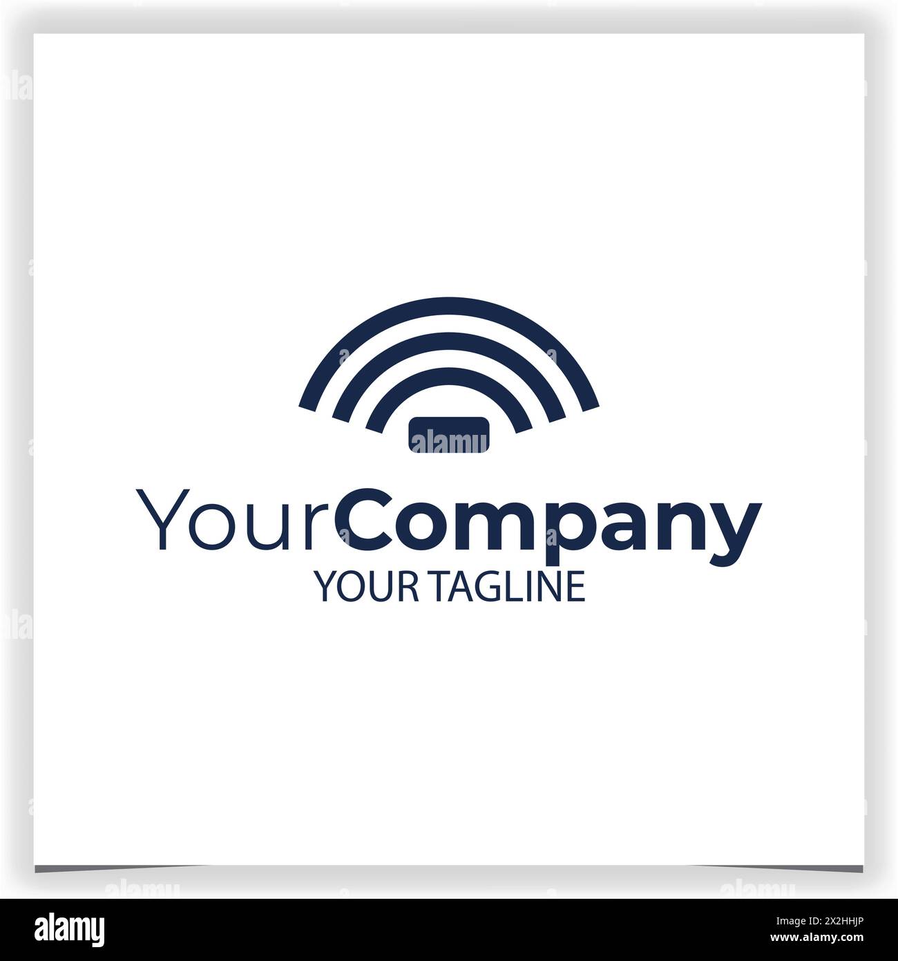 Vector wifi logo design template Stock Vector Image & Art - Alamy