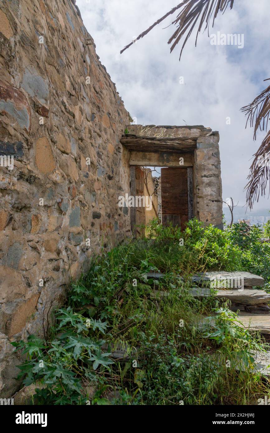 An ancient historical castle constructed using stones in ancient ...