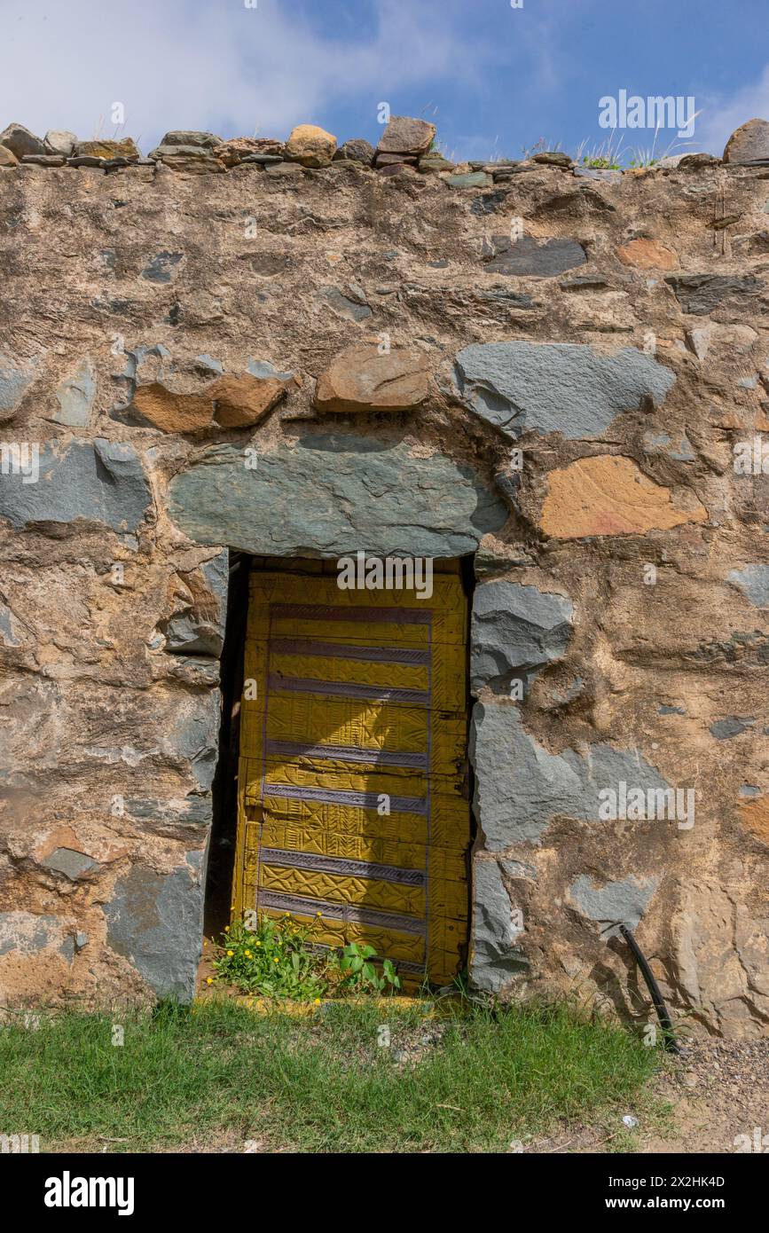 An ancient historical castle constructed using stones in ancient ...