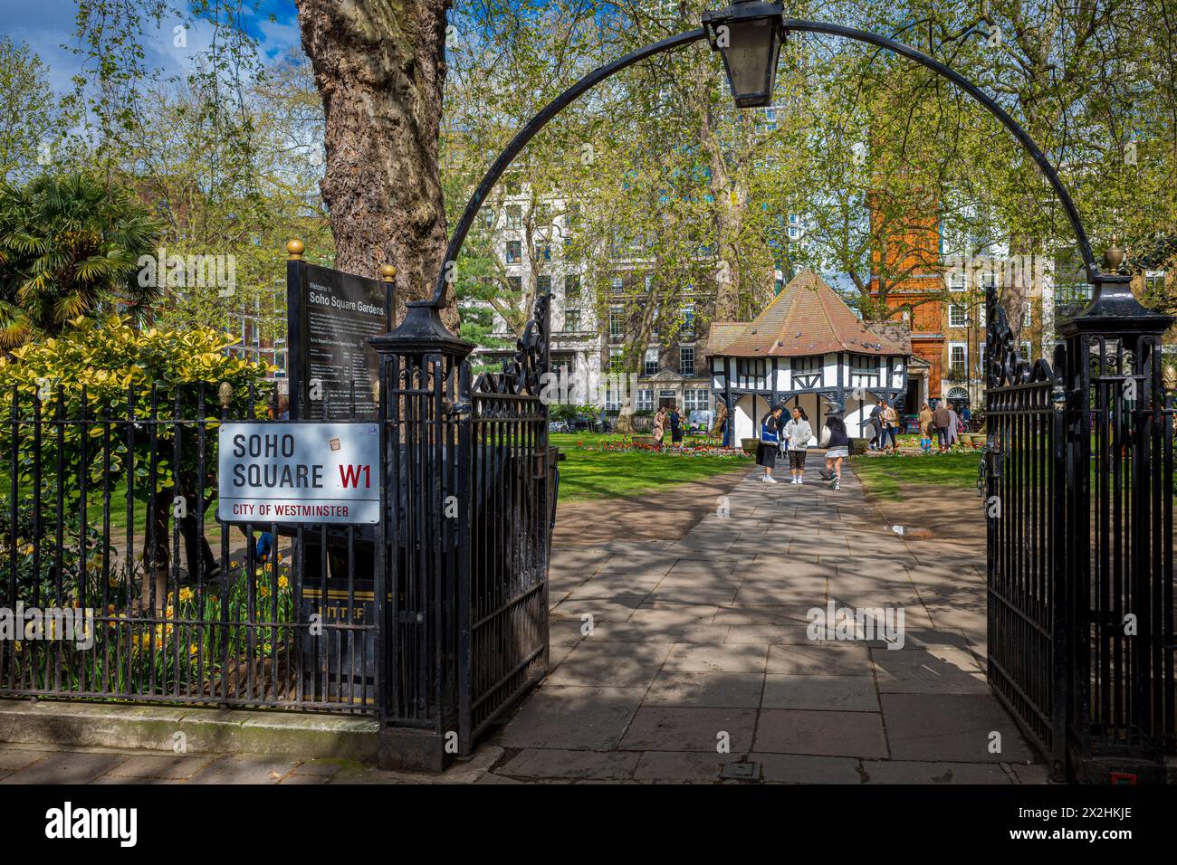Soho Square W1 Soho Square Is A Green Space In Londons Soho