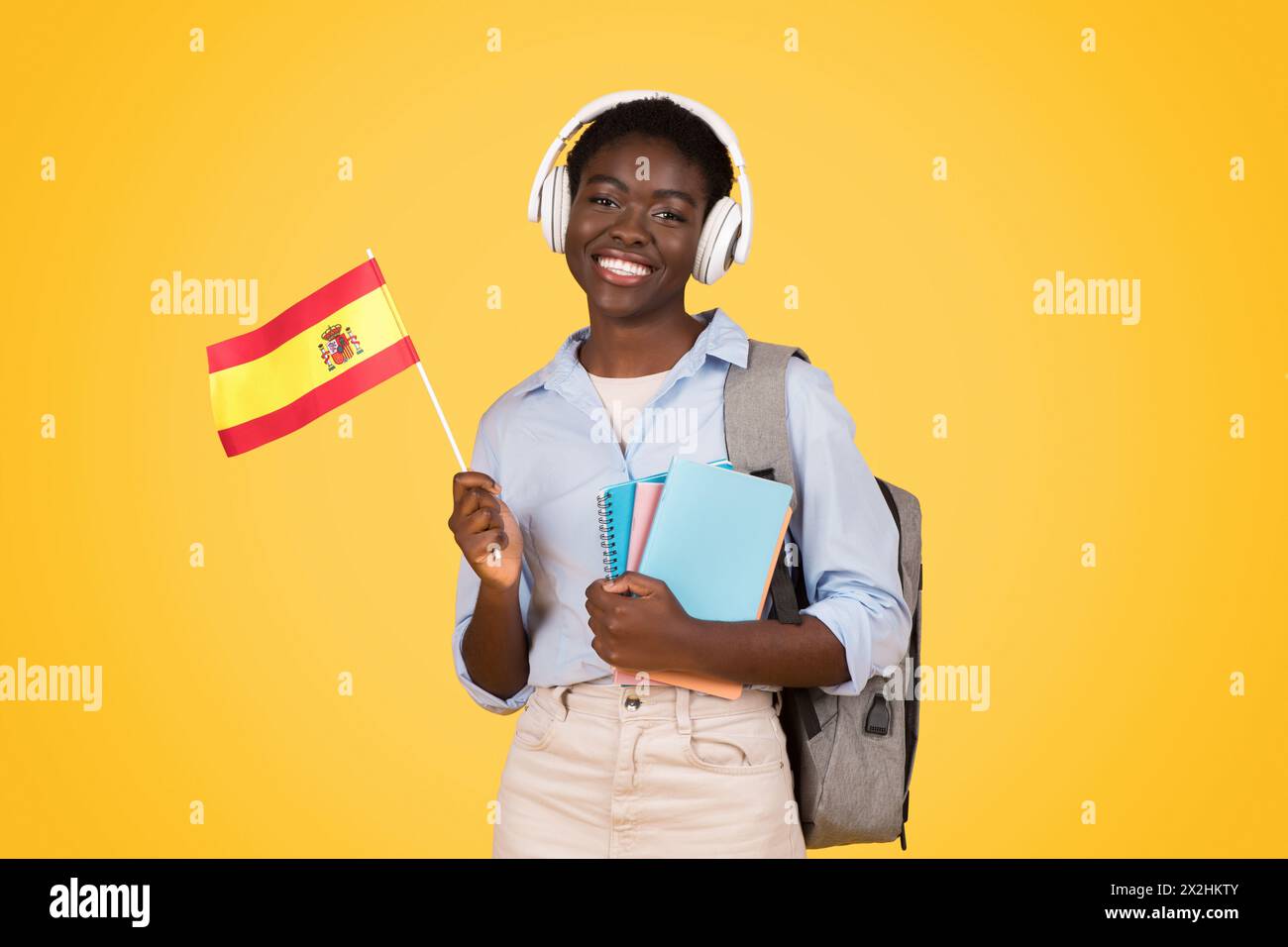 Black african spanish hi-res stock photography and images - Alamy