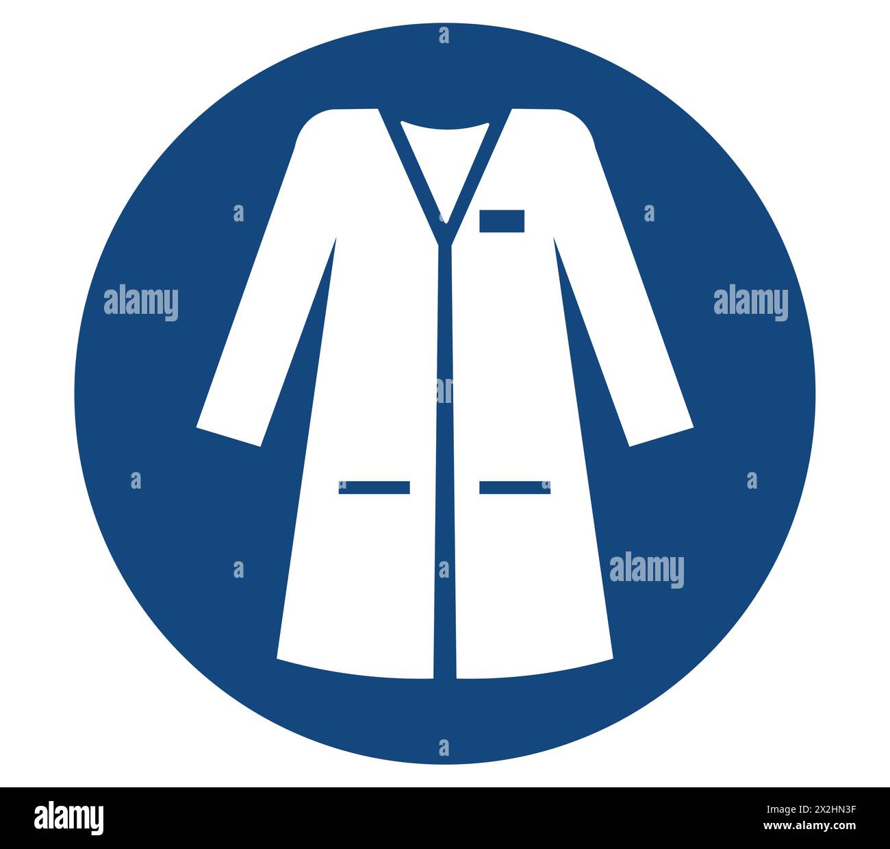 Wear laboratory coat symbol Stock Vector Image & Art - Alamy