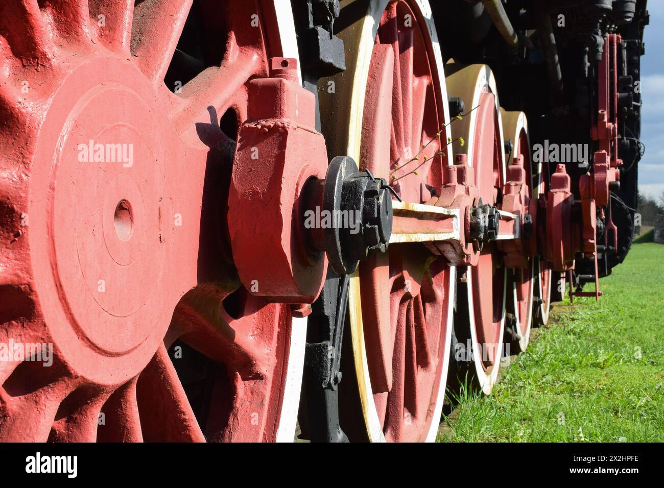 Locomotive driving mechanism hi-res stock photography and images - Alamy