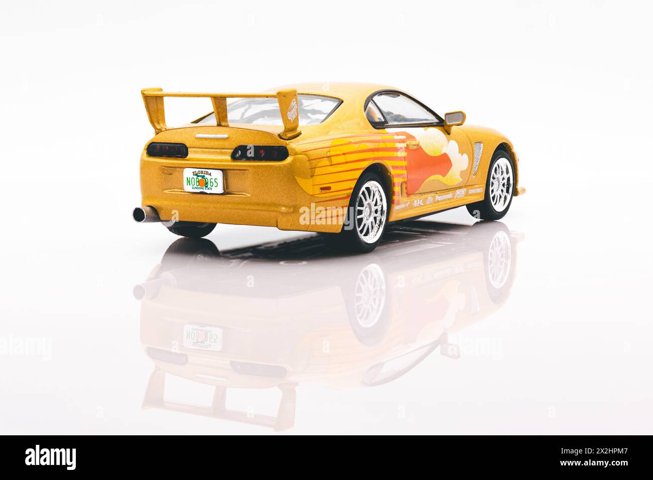 Fast&Furious Toyota Supra Turbo Mark IV 1:43 model car, rear view ...