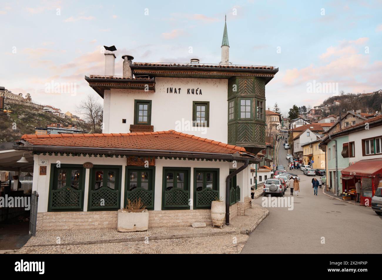 15 March 2024, Sarajevo, Bosnia and Herzegovina: Sarajevo's iconic Inat ...