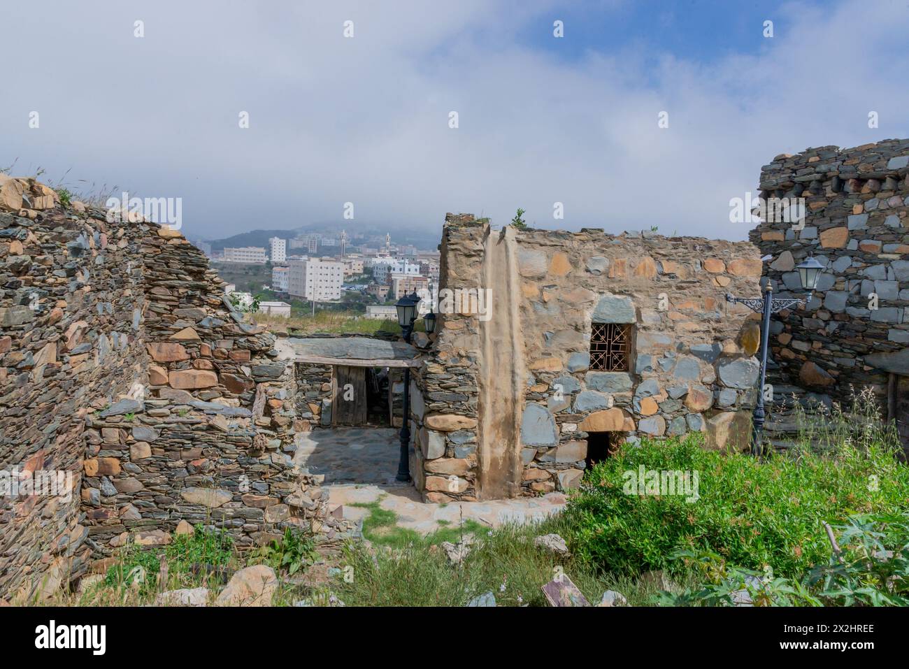 An ancient historical castle constructed using stones in ancient ...