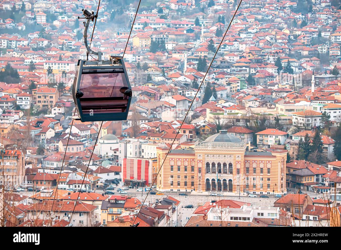the beauty of Sarajevo's skyline from above as you journey through the ...