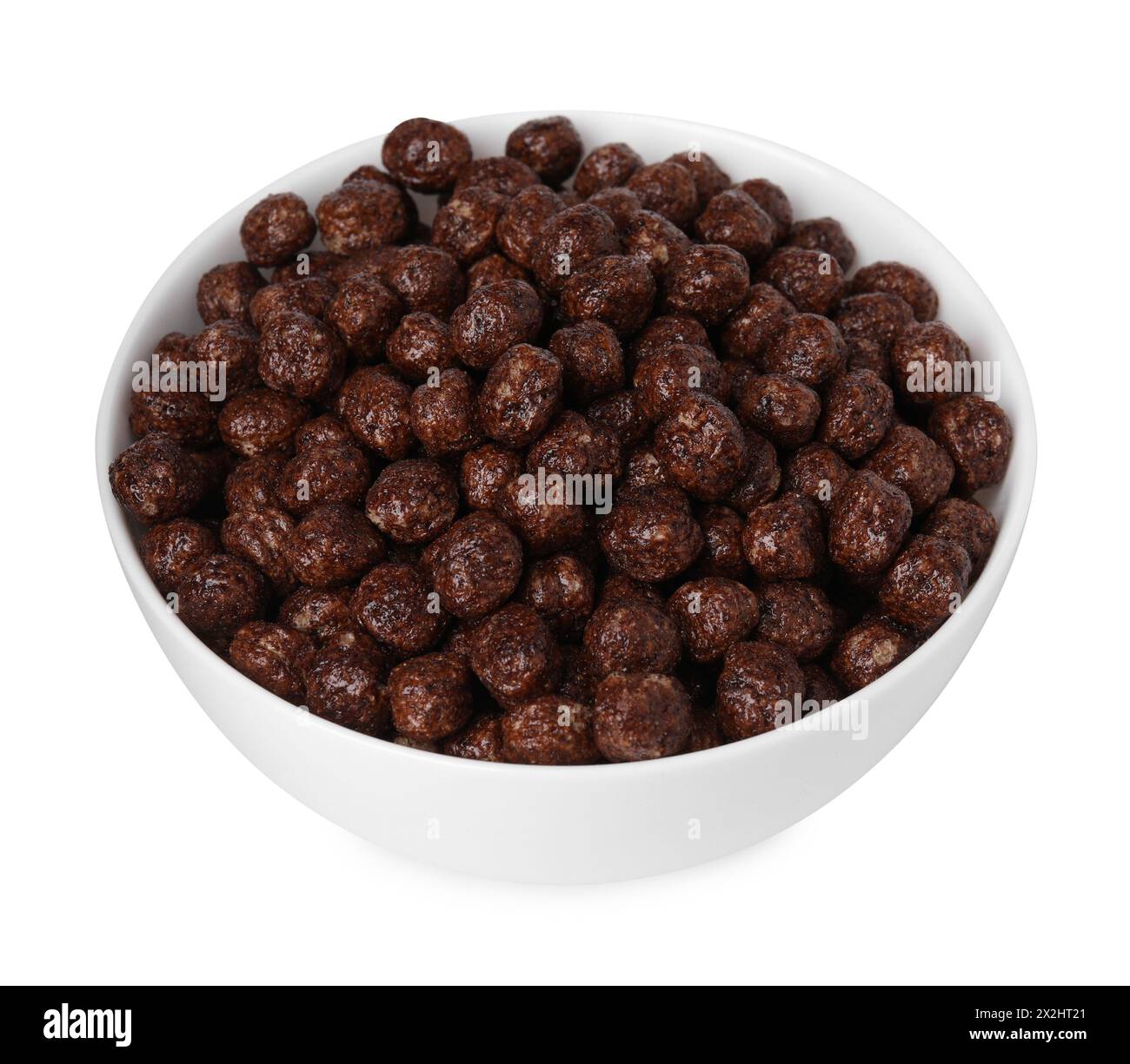 Chocolate cereal balls in white hi-res stock photography and images - Alamy