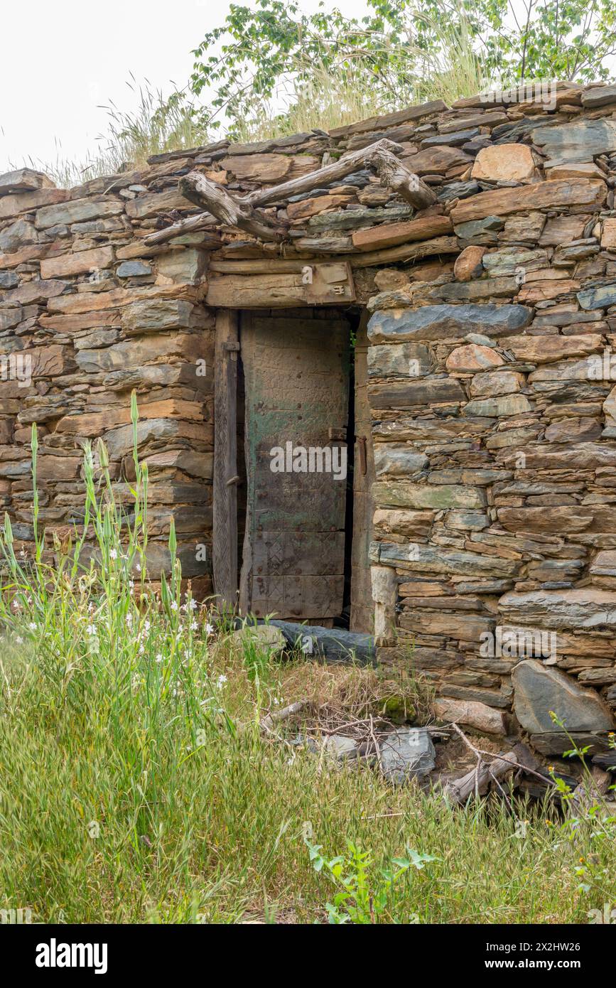 An ancient historical castle constructed using stones in ancient ...