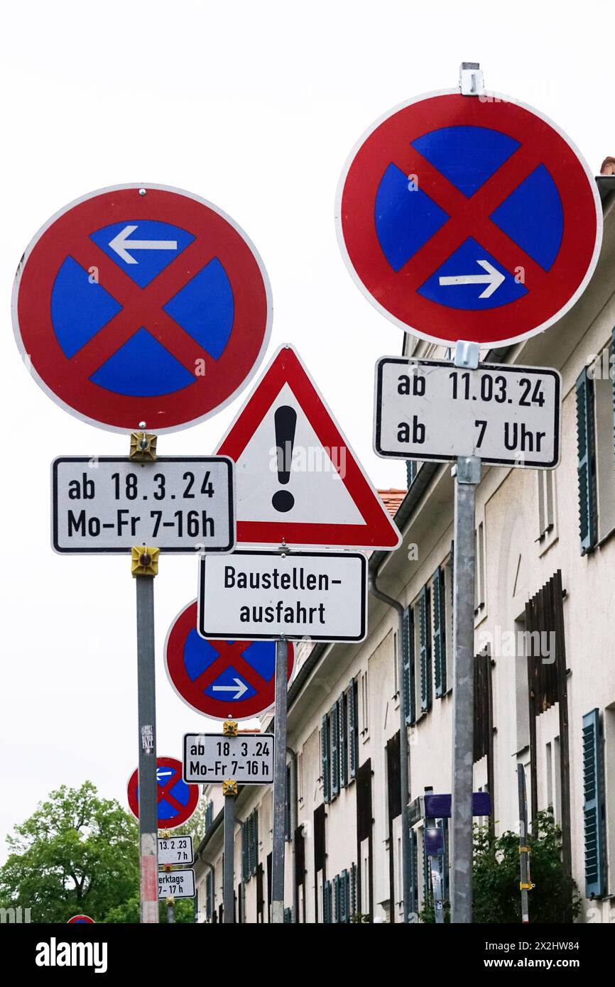Traffic signs, Germany Stock Photo - Alamy