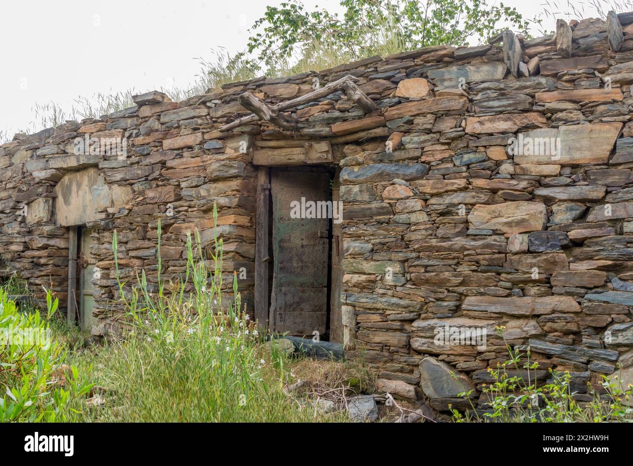 An ancient historical castle constructed using stones in ancient ...