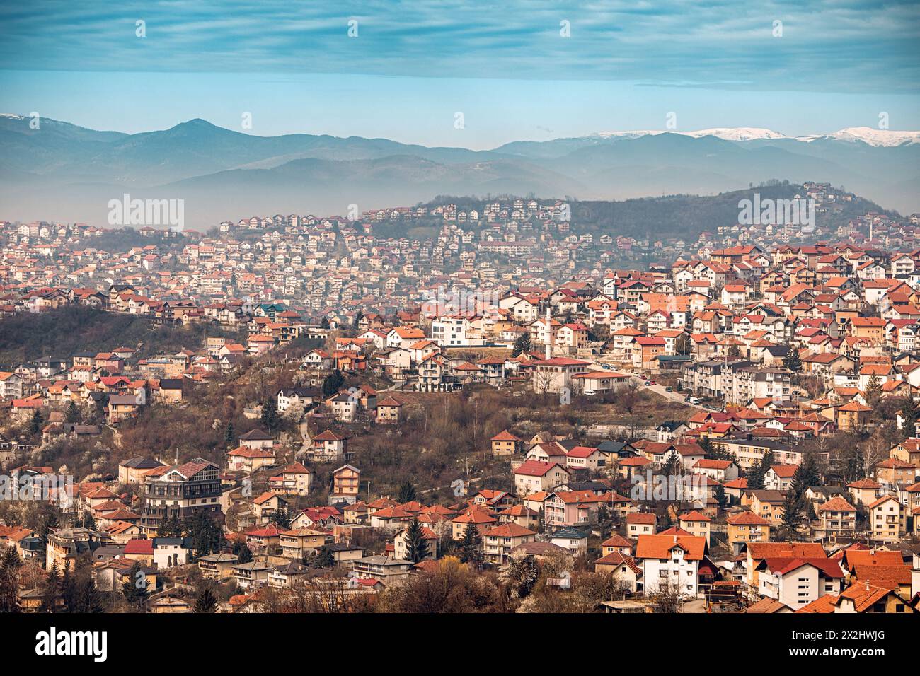 Sarajevo's breathtaking aerial panorama reveals the stunning beauty of ...