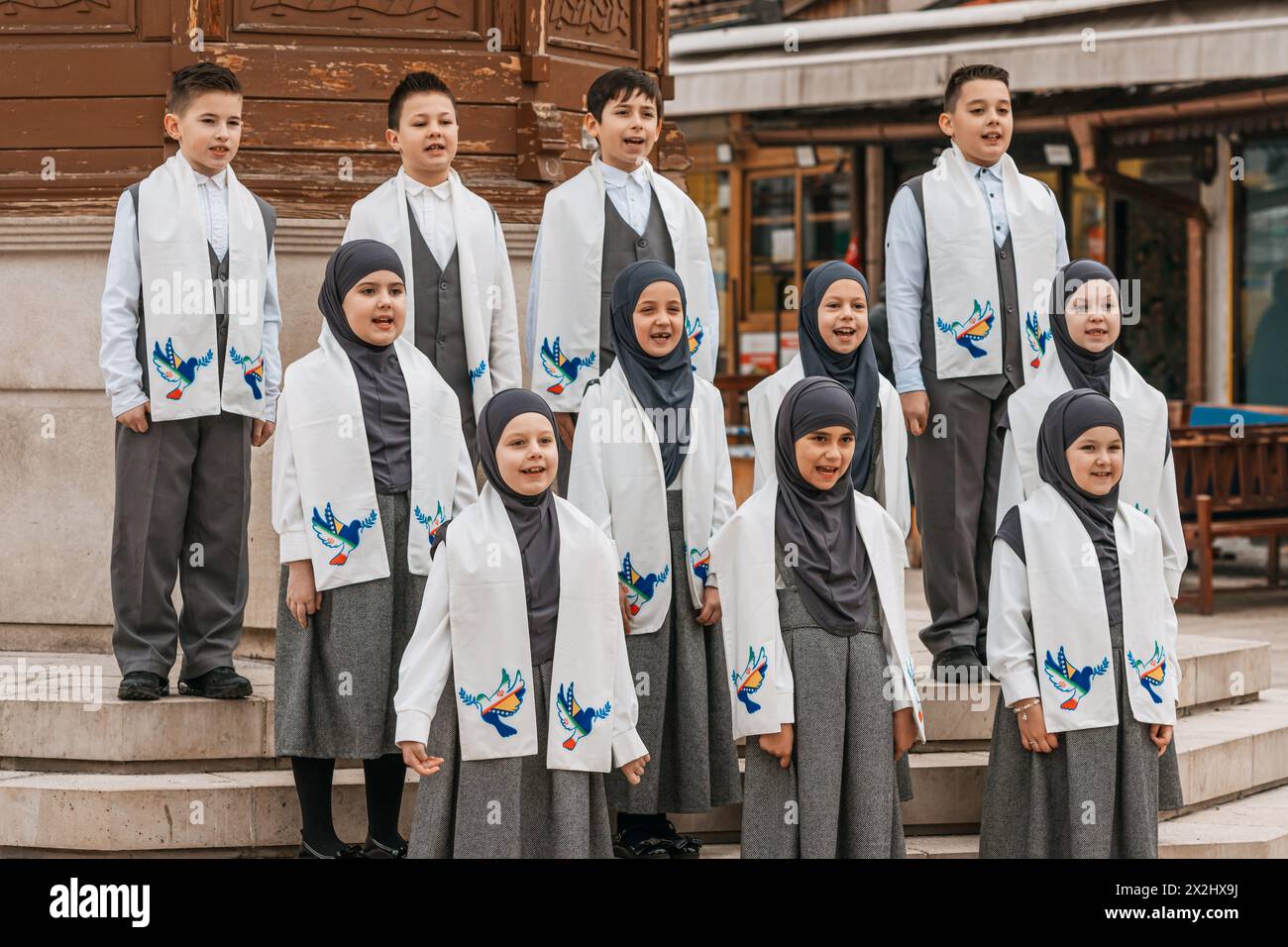 15 March 2024, Sarajevo, Bosnia and Herzegovina: Embracing their ...