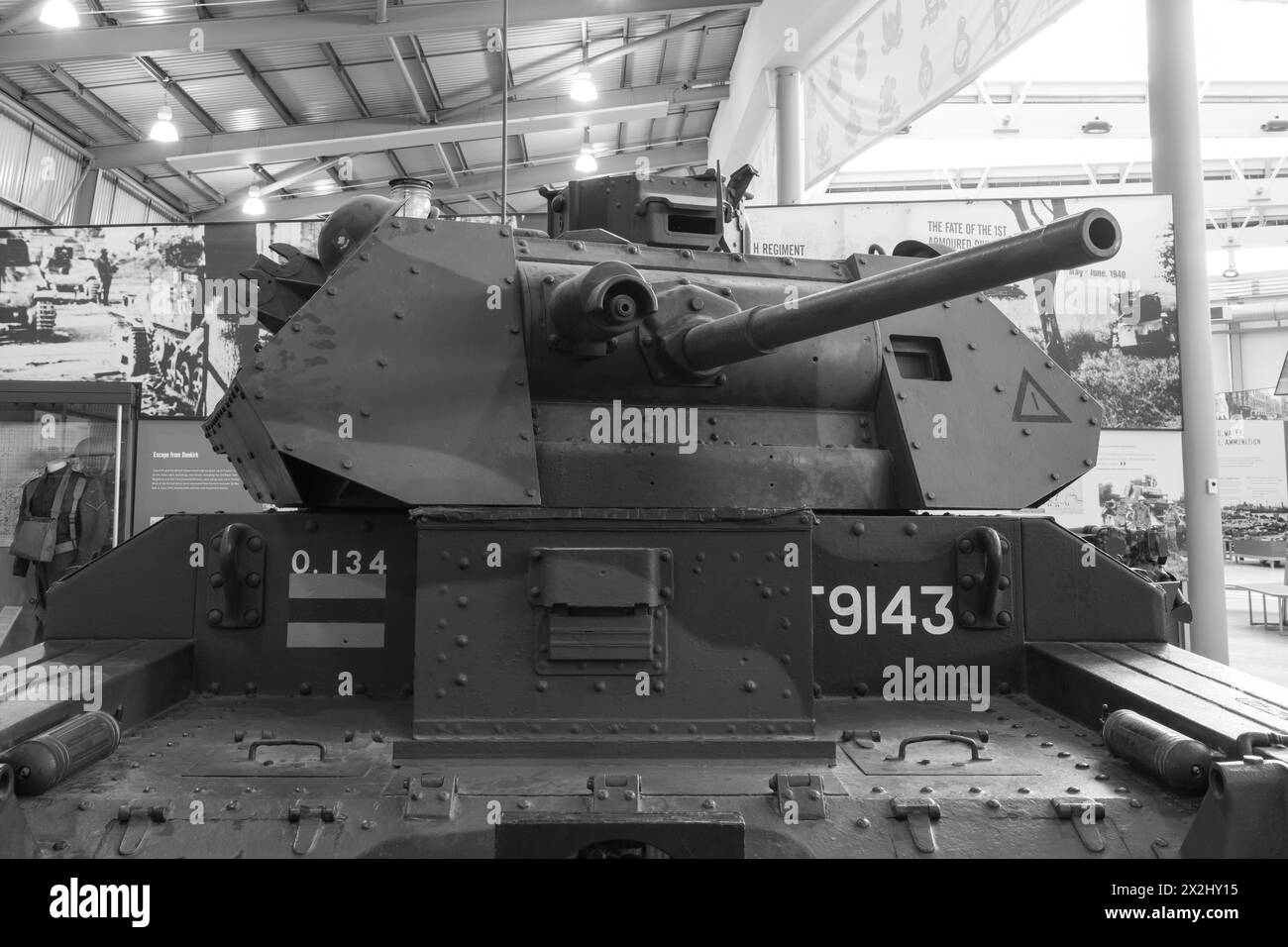 Bovington.Dorset.United Kingdom.August 8th 2023.An A13 Cruiser Mark 3 ...