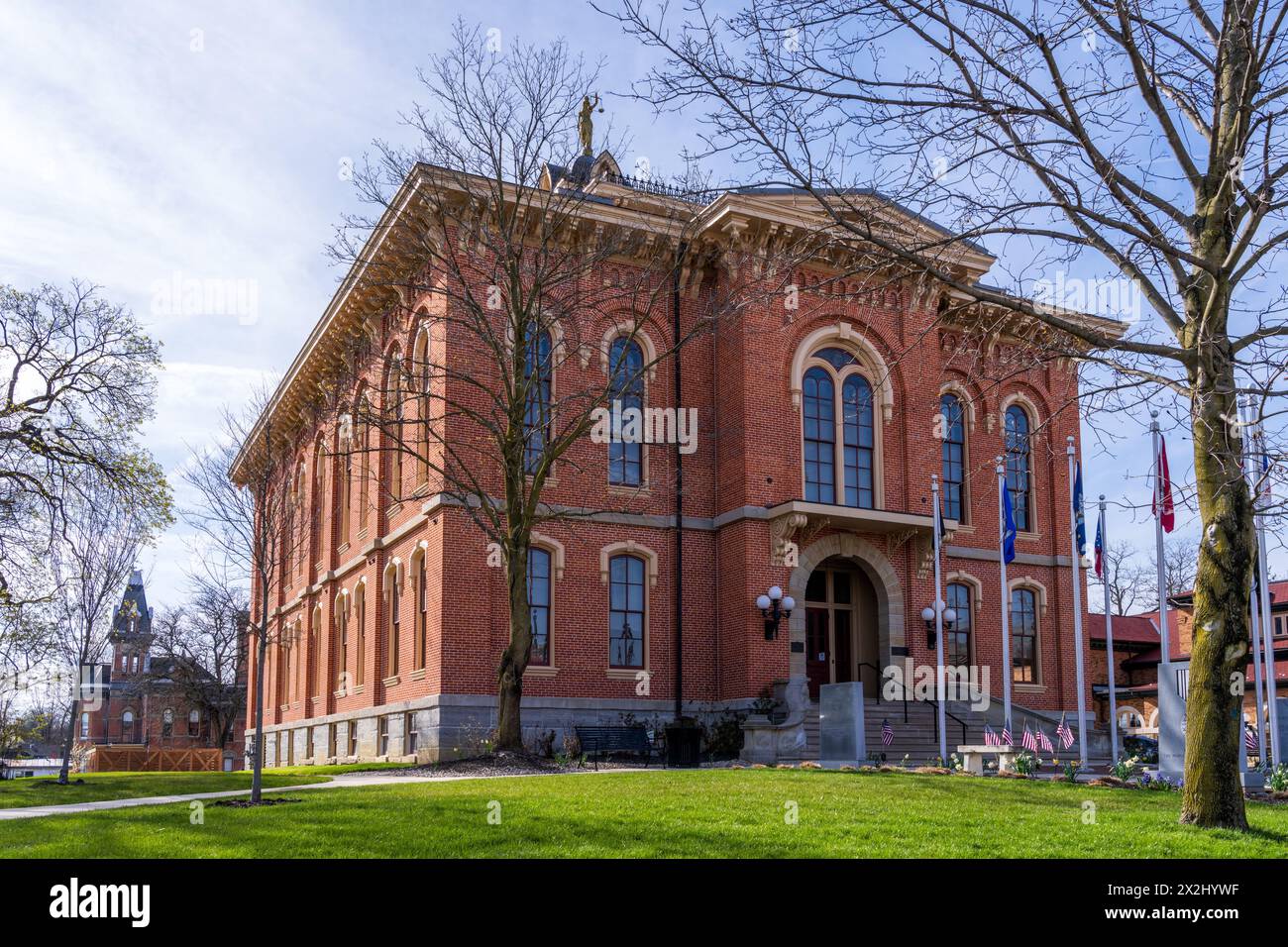 Delaware, Ohio - 8 April 2024: Facade and entrance of the Delaware ...