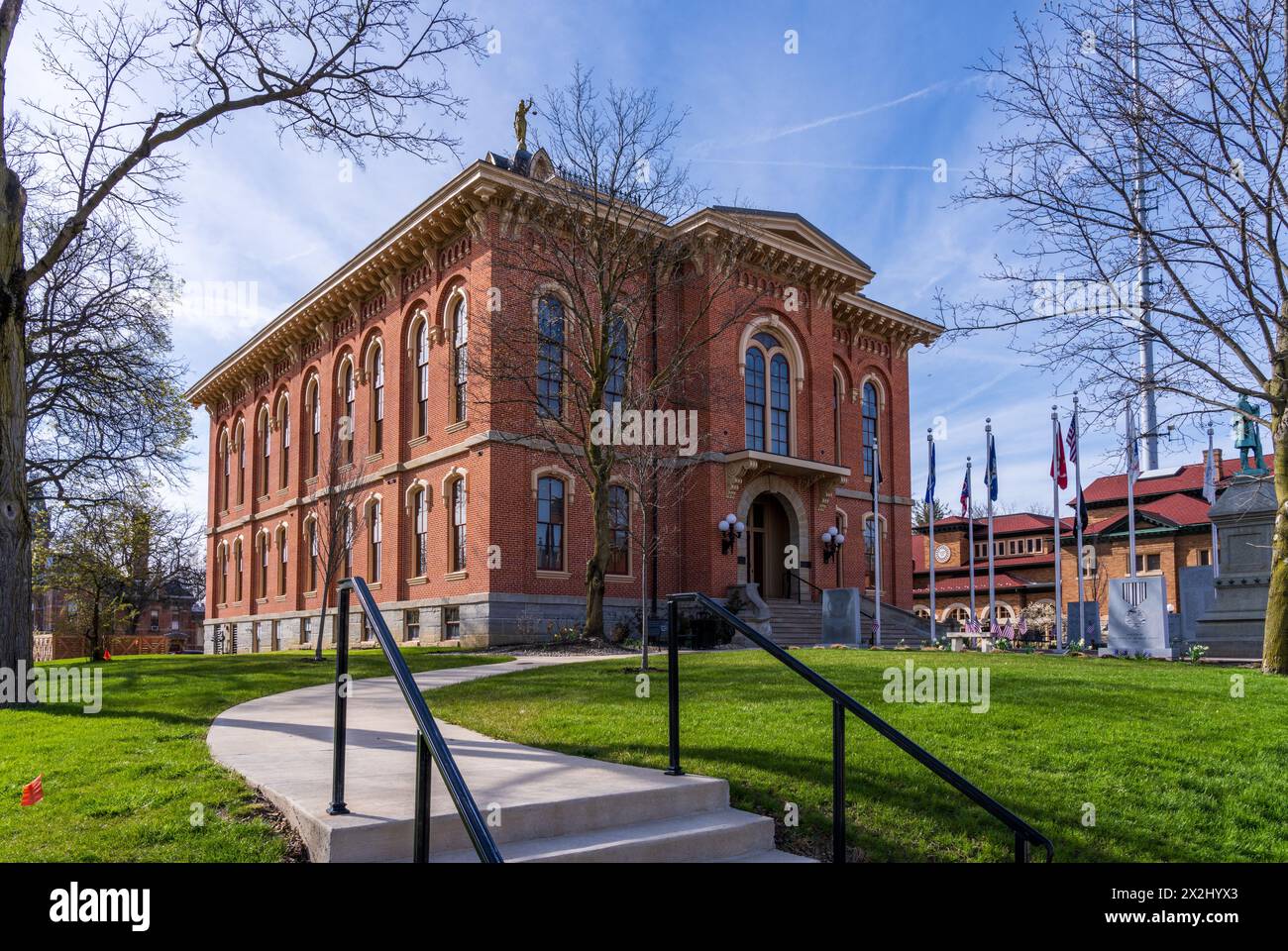 Delaware, Ohio - 8 April 2024: Facade and entrance of the Delaware ...