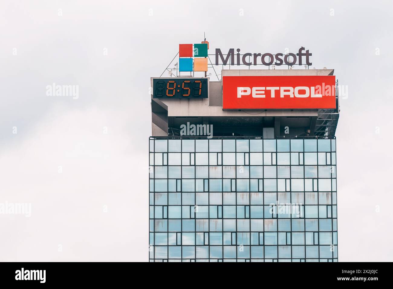 15 March 2024, Sarajevo, Bosnia and Herzegovina: modern office ...