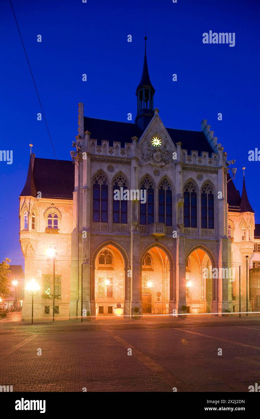 The town hall dates back to 1875 and is built in the neo-Gothic style ...