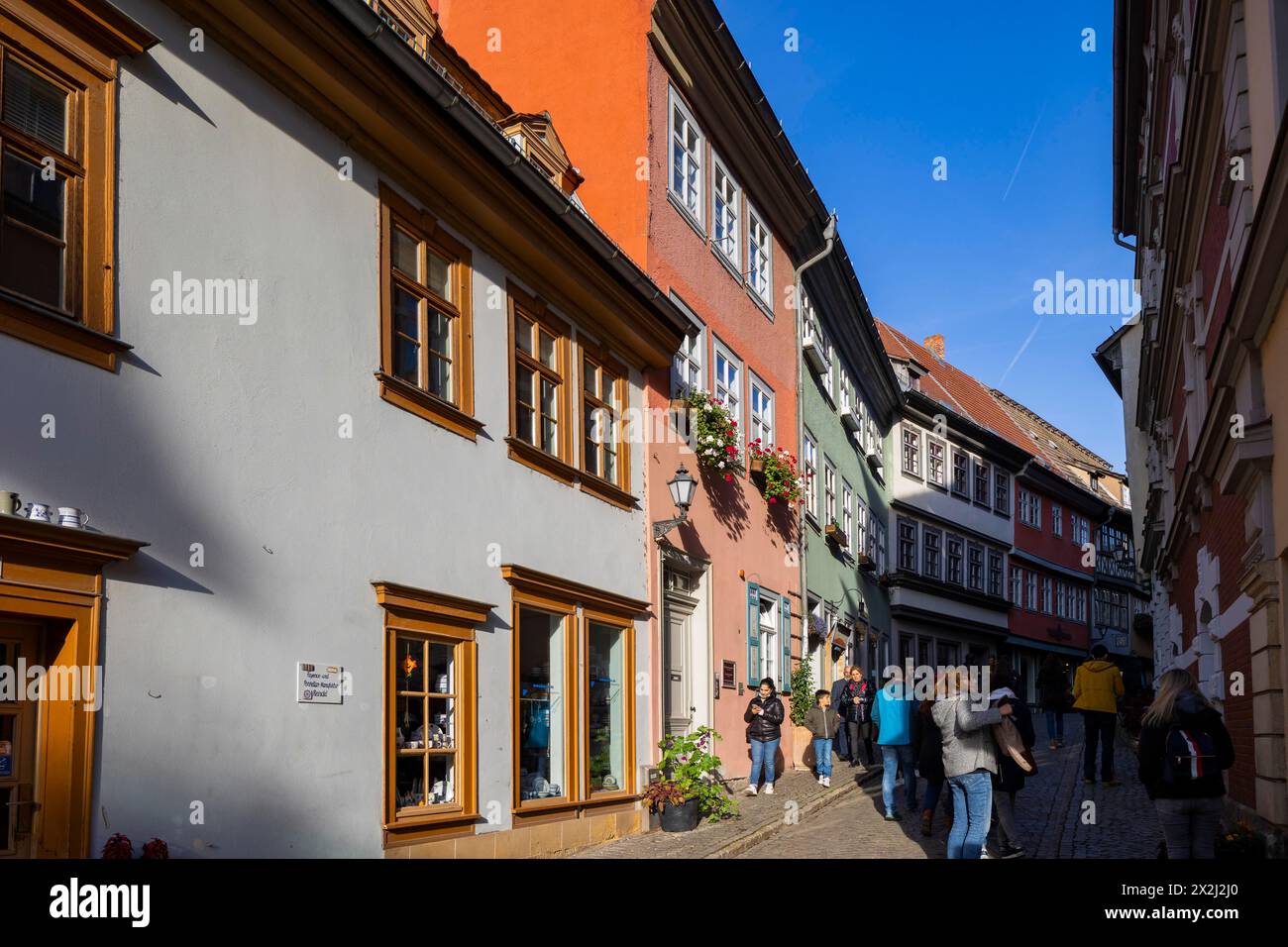 The Kraemerbruecke is the oldest secular building in Erfurt and is one ...