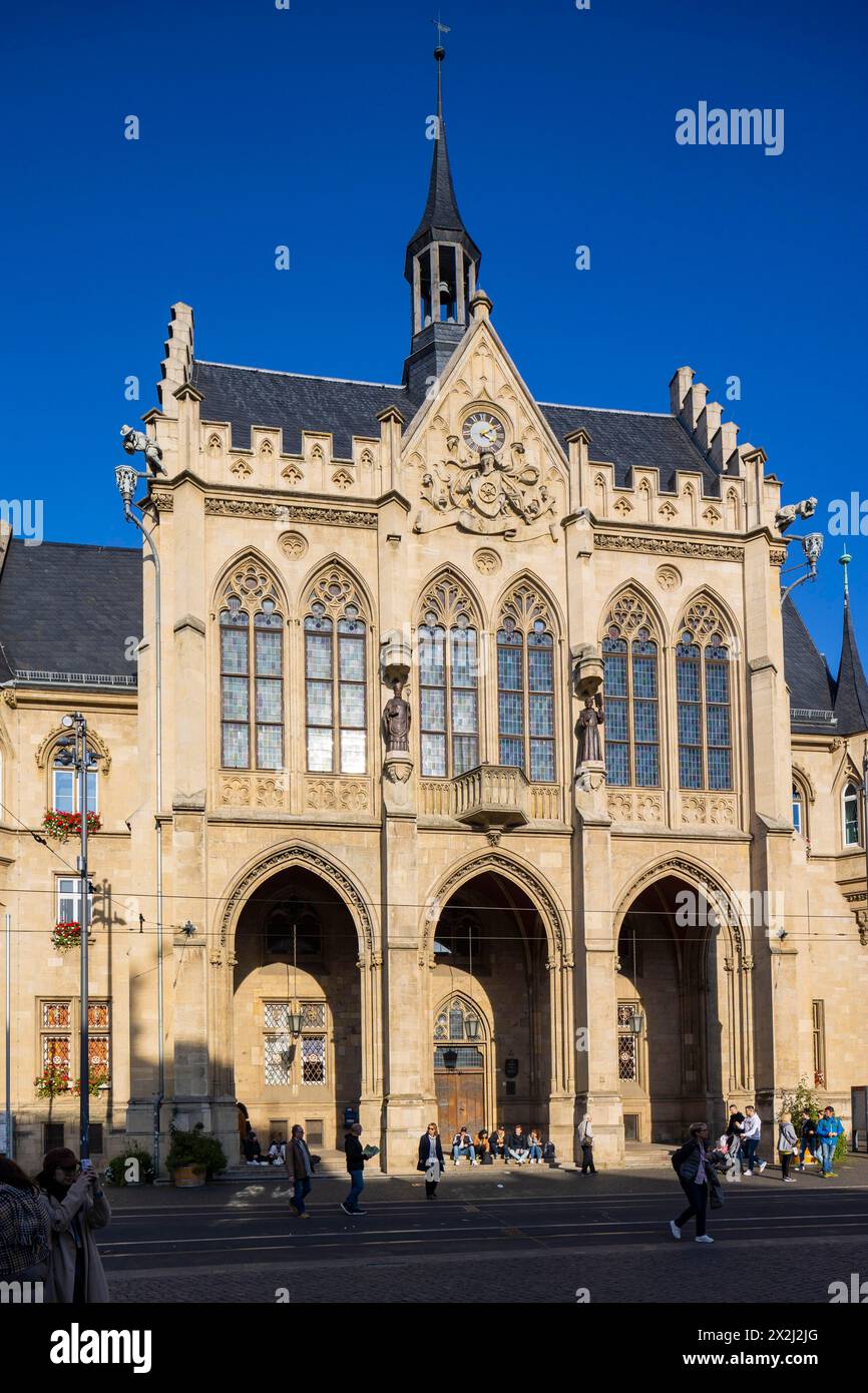 The town hall dates back to 1875 and was built in the neo-Gothic style ...