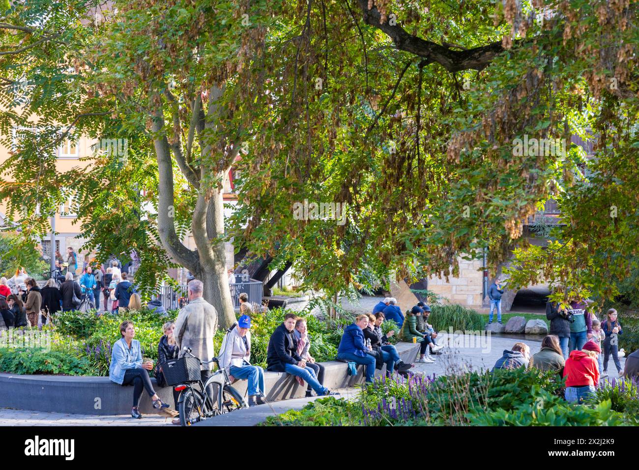 The Kraemerbruecke is the oldest secular building in Erfurt and is one ...