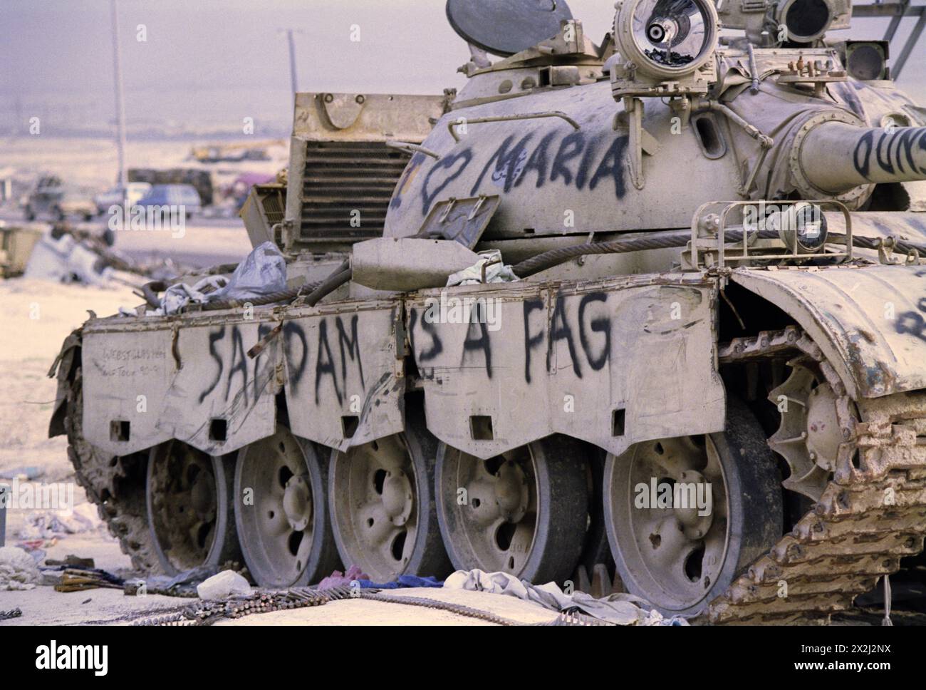 Highway of death gulf war hi-res stock photography and images - Alamy