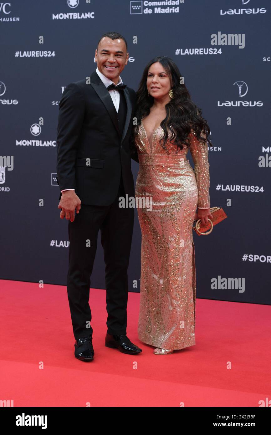 Cafu arrives at the Laureus World Sports Awards at Galería De Cristal ...