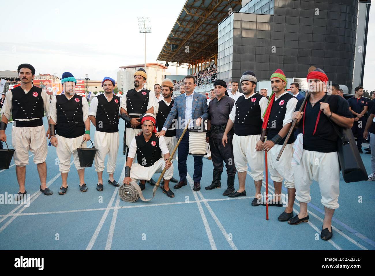 ISTANBUL, TURKIYE - SEPTEMBER 02, 2023: Reanimation of Ottoman Fire ...