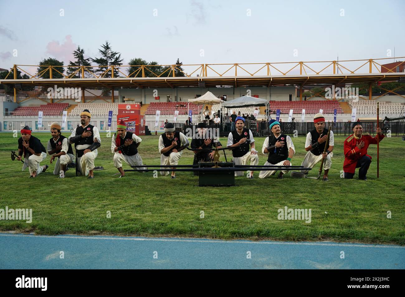 ISTANBUL, TURKIYE - SEPTEMBER 02, 2023: Reanimation of Ottoman Fire ...