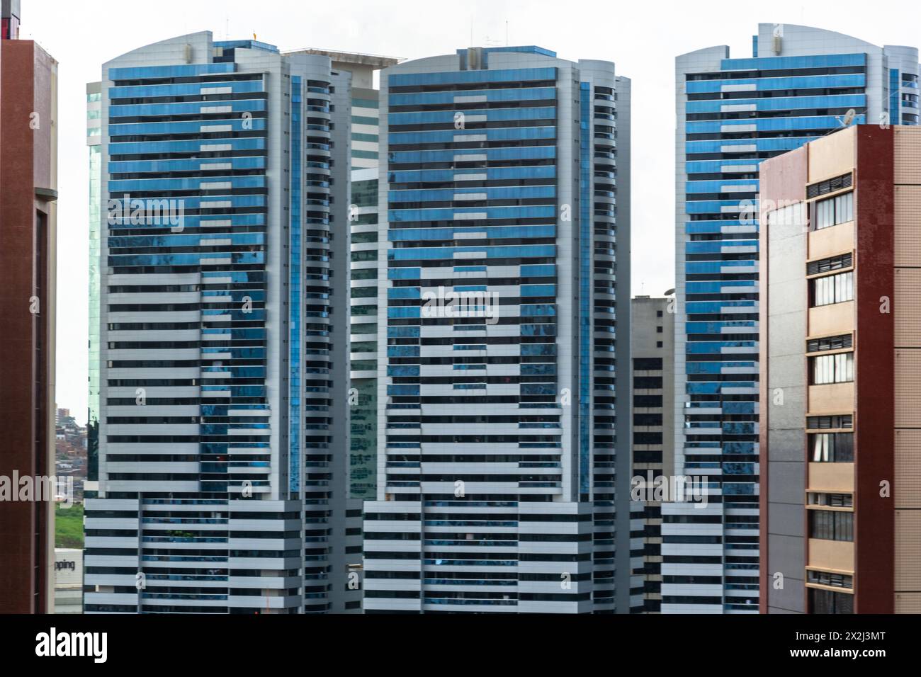 Salvador, Bahia, Brazil - April 20, 2024: View of residential and ...