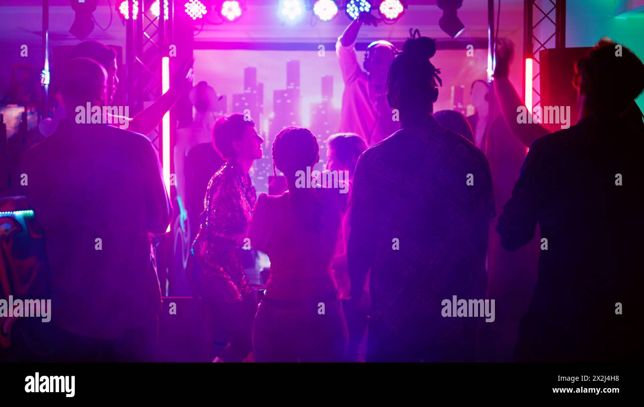 Police stopping group people hi-res stock photography and images - Alamy