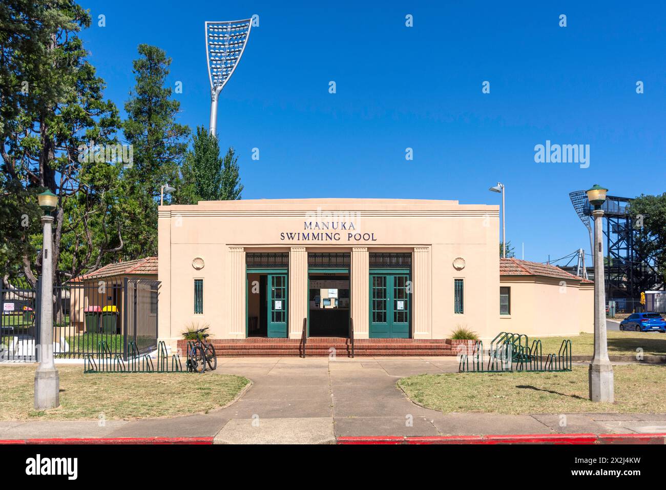 Art Deco Manuka Swimming Pool, New South Wales Crescent, Manuka ...