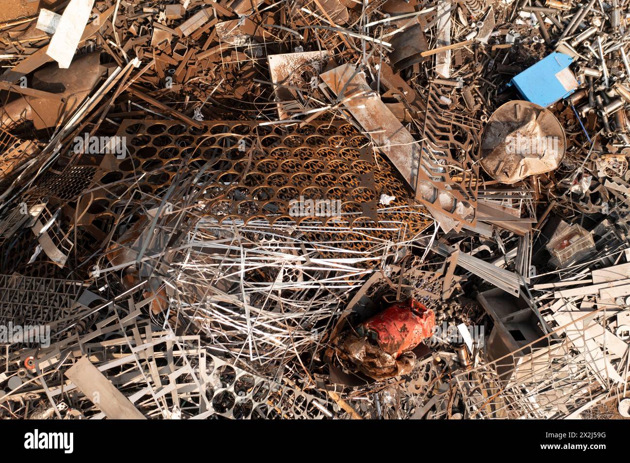 scrap metal, Waste from industry and household, predominantly ferrous ...