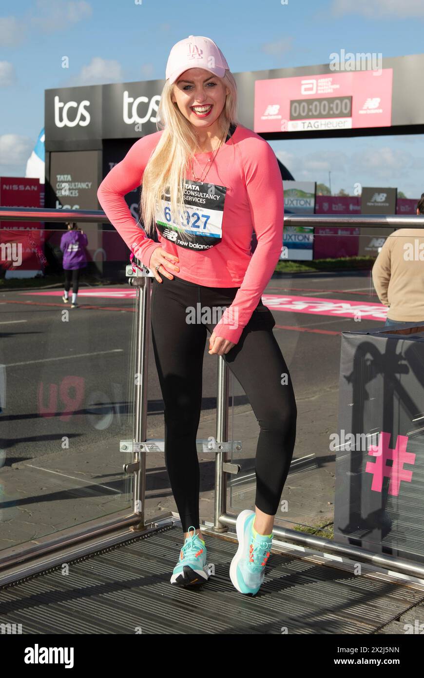 Aimee Fuller photographed ahead of the start of the 2024 TCS London ...